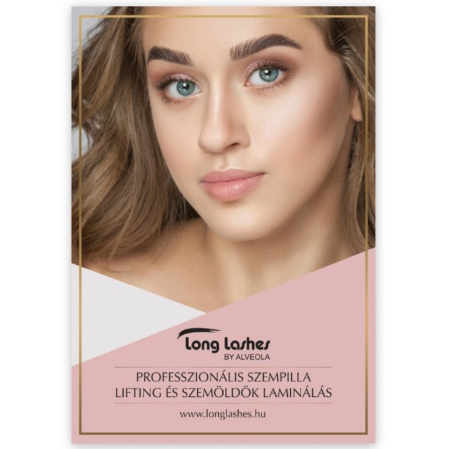 Long Lashes Plakát Szempilla Lifting és Szemöldök Laminálás LLA35140 ...